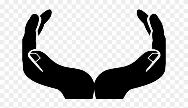Free: Open Hand Cliparts - Cupped Hands Clip Art - nohat.cc