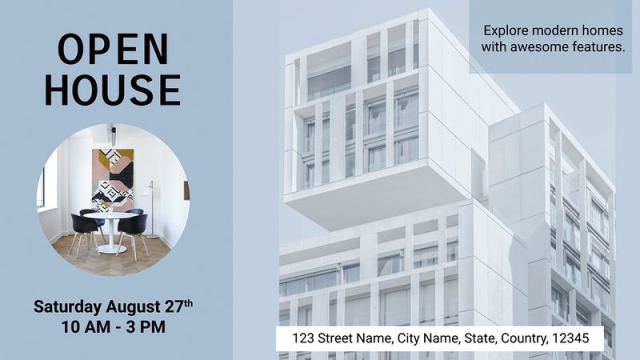 Free: Open house Powerpoint presentation template, | Free Vector ...