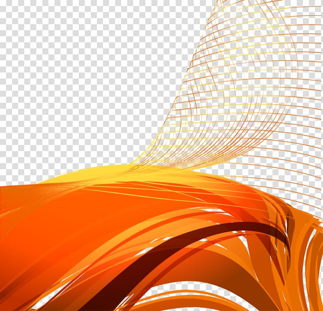 Free: Orange and yellow abstract illustration, Geometry Line Gold ...