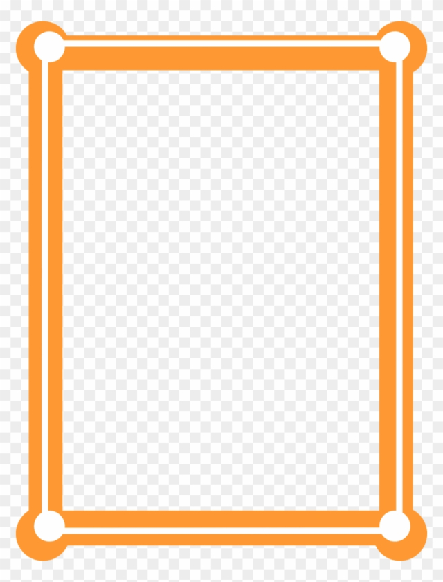 Free: Orange Floral Border Transparent Image1 - Orange Borders And Frames - nohat.cc