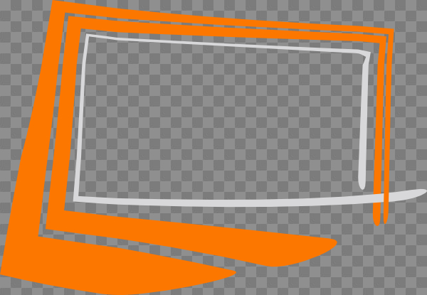 Free: Orange Frame PNG Image Background - nohat.cc