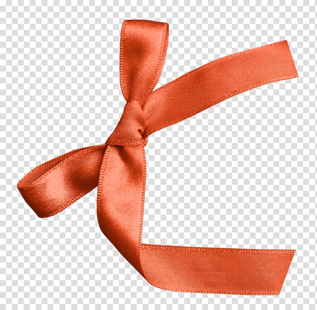 Free: Orange ribbon, Bow transparent background PNG clipart - nohat.cc