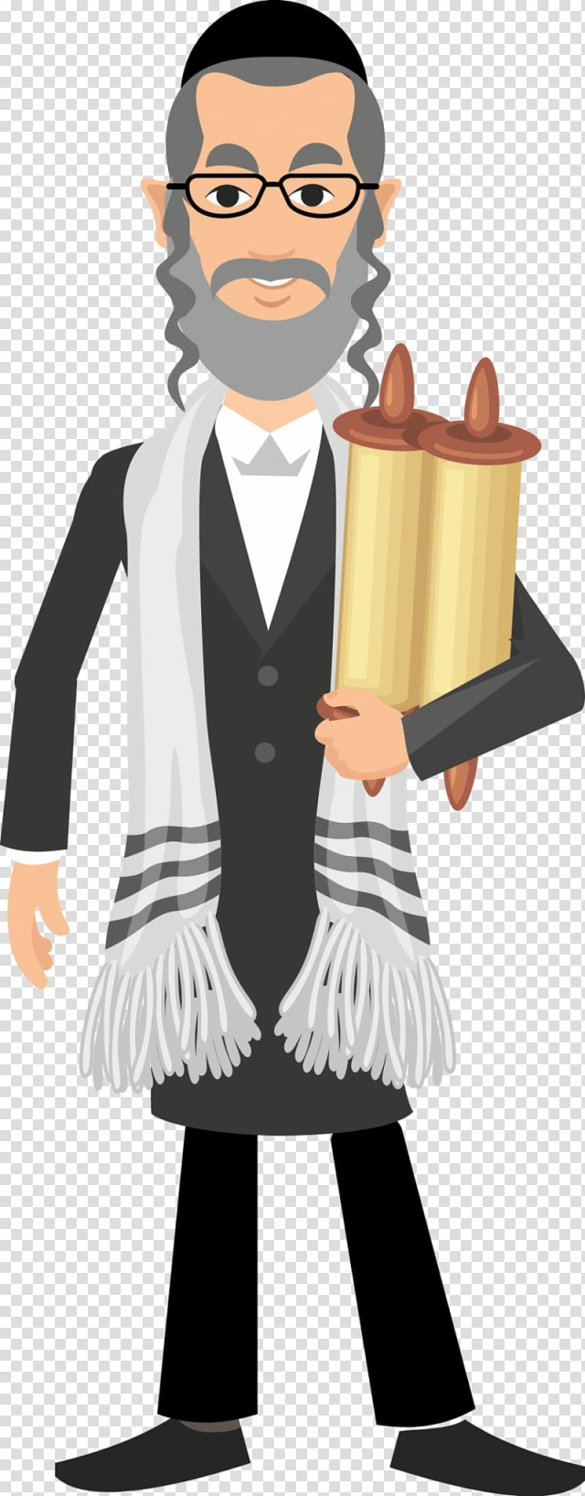 Free: Orthodox Judaism Jewish people Rabbi Torah, Judaism transparent ...