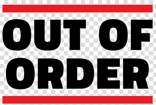 Free: Out Of Order PNG Transparent Image - nohat.cc