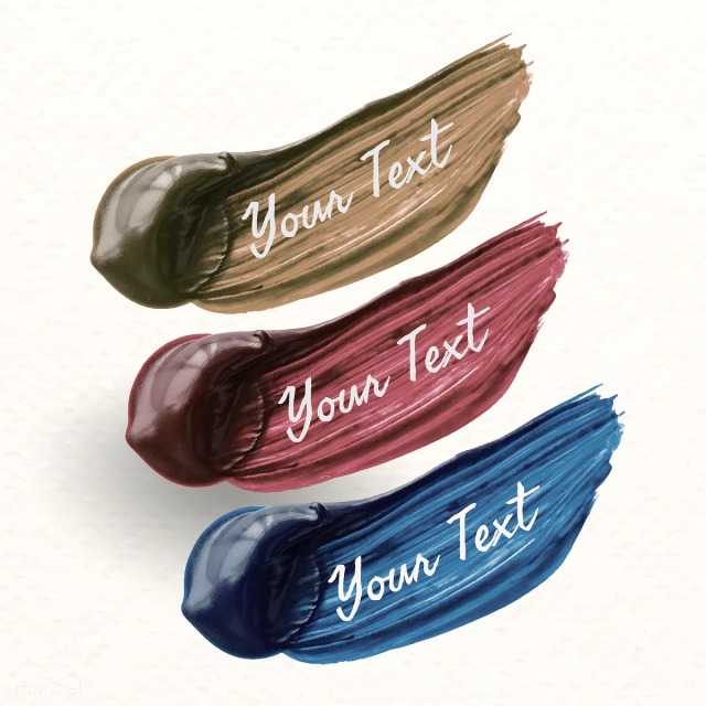 Free: Paint brush stroke samples | Free stock vector - 582120 - nohat.cc