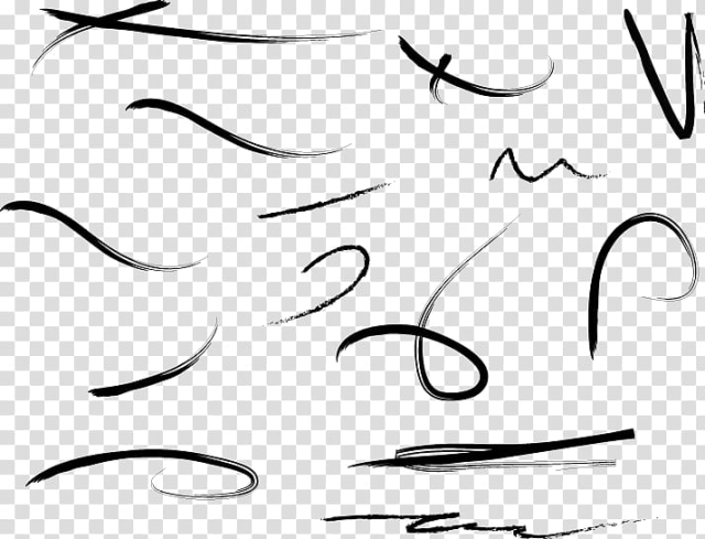 Free: Paint lines, black pen marks graphics transparent background PNG ...