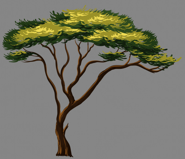 Free: Painted African Tree PNG Clipart Picture | Gallery Yopriceville ...