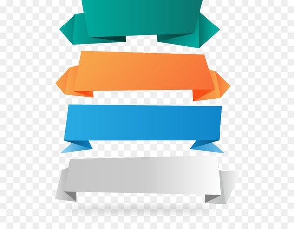 Free: Paper Banner Ribbon - 4 paper ribbon banner vector material ...