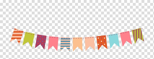 Free: Paper Bunting Party , Color decorative hanging flag s ...