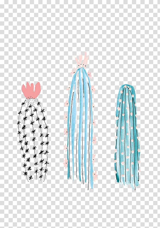 Free: Paper Drawing Illustration, cactus transparent background PNG ...