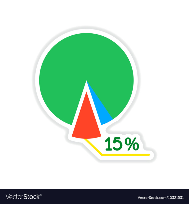 Free: Paper sticker on white background economic chart vector image ...