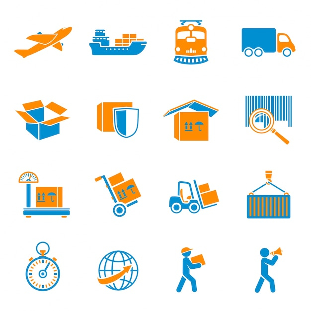 Free: Parcel icons collection - nohat.cc