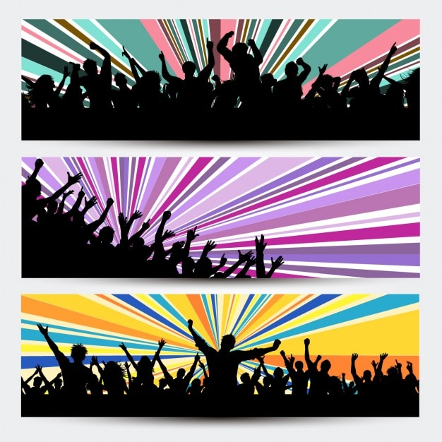 Free: Party Crowded Banners - nohat.cc