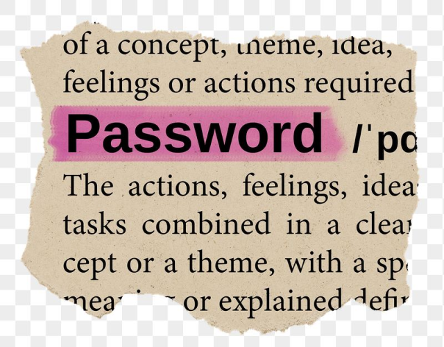 Free: Password png word sticker, torn | Free PNG - rawpixel - nohat.cc