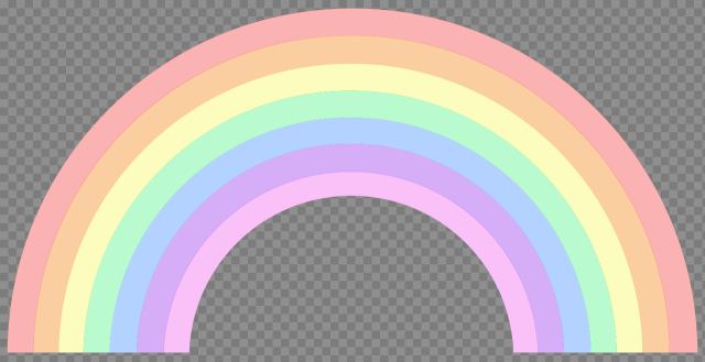 Free: Pastel Rainbow Clip art - Color Rainbow Cliparts png download ...