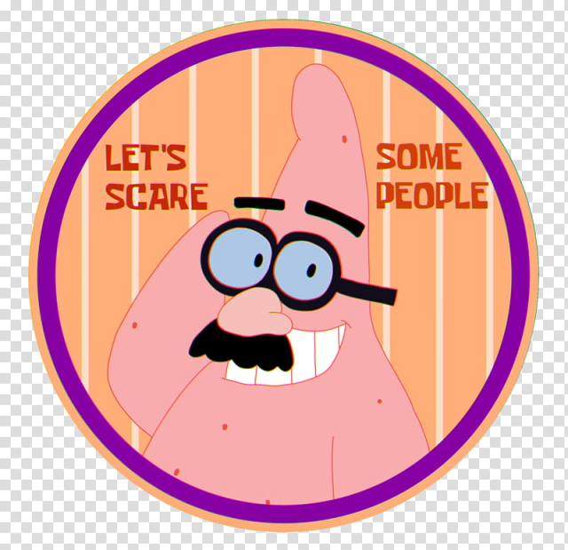 Free: Patrick Halloween Button transparent background PNG clipart ...
