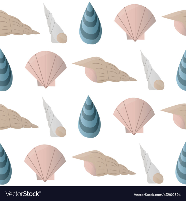 Free: pattern with shells beautiful pearl gradient - nohat.cc
