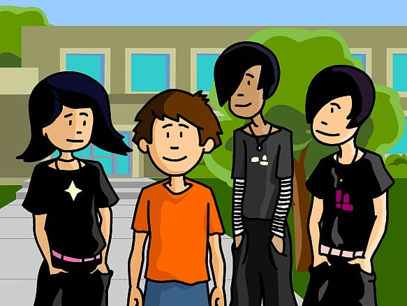 Free: Peer pressure Peer group Social influence Adolescence , Group ...