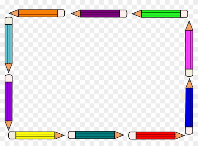 Pencil Borders Clip Art