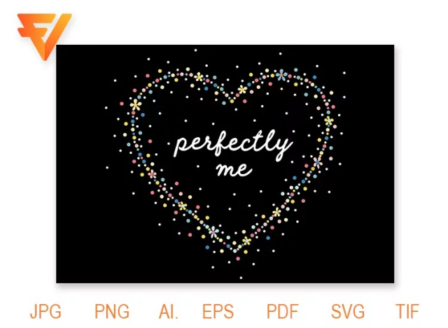 Free: Perfectly Me Heart Vector Design Free Download - nohat.cc