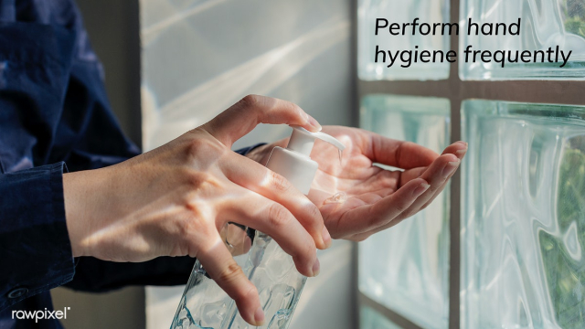 Free: Perform hand hygiene frequently social template mockup | Free ...