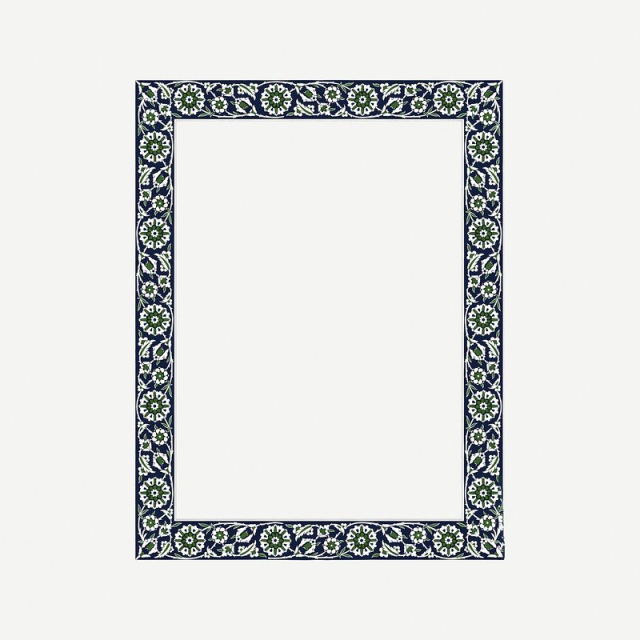 Free: Persian frame collage element, vintage | Free PSD Illustration ...