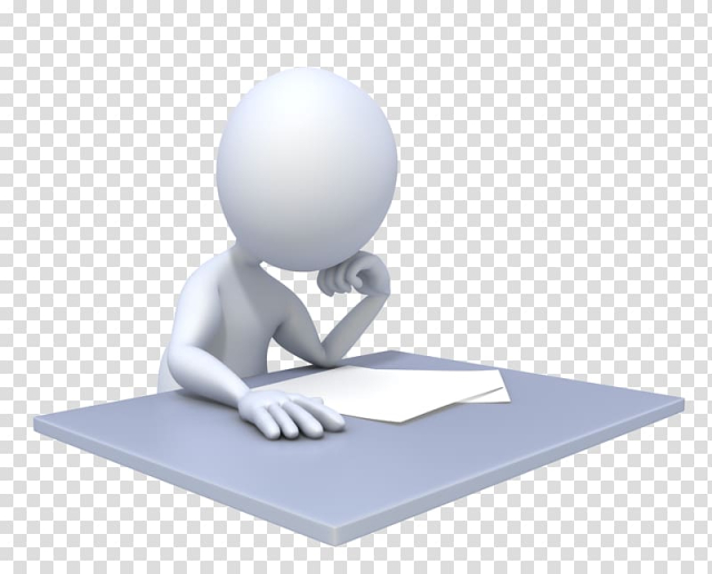 Free: Person answering on paper illustration, Stick figure Student ...