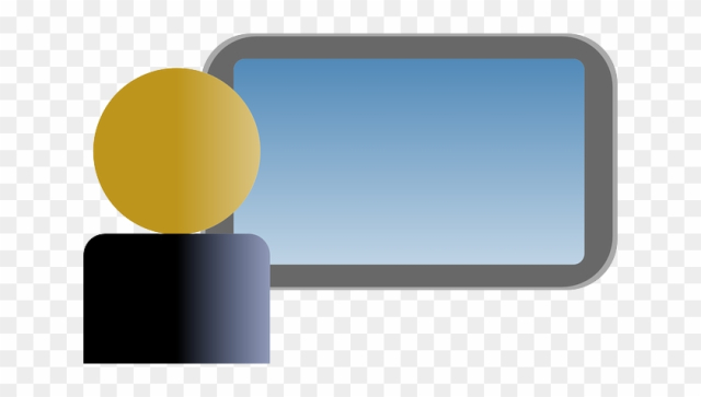 Free: Person Computer, Lcd, Screen, Flat, User, People, Person - Circle ...