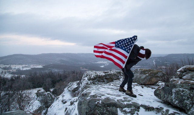 Free: Person holding American flag image, | Free Photo - rawpixel ...