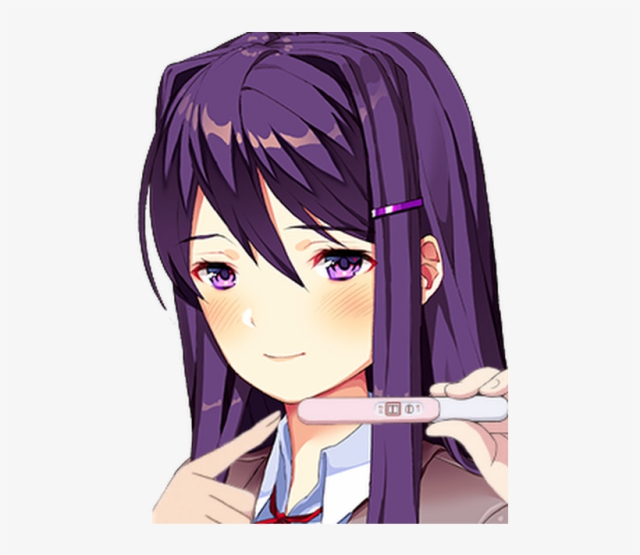 Free: Photo - Doki Doki Literature Club Yuri Sprite Transparent PNG ...