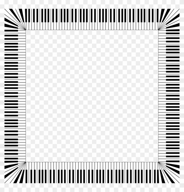 Free: Piano Keys Clip Art Border - Piano Border Clip Art - nohat.cc