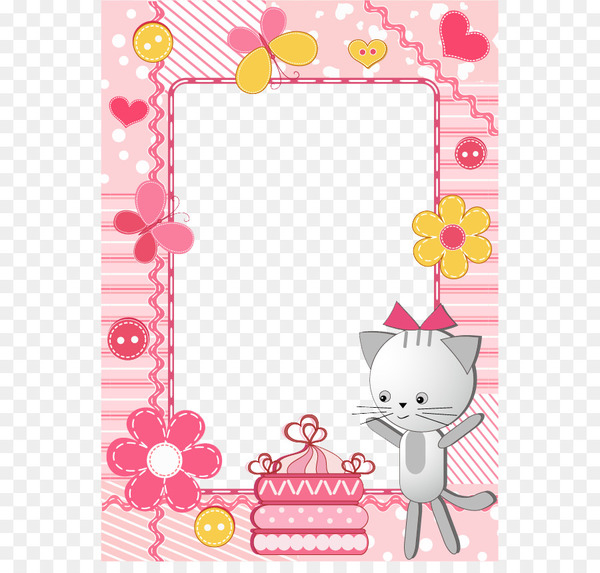 Free: Picture frame Cartoon Illustration - Vector cute cartoon frames ...