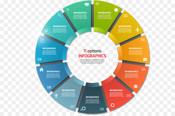 Free: Pie chart Infographic Template - Wai circle infographic vector elements - nohat.cc