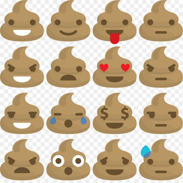 Free: Pile of Poo emoji Emoticon Emotion - Bowel movement - nohat.cc
