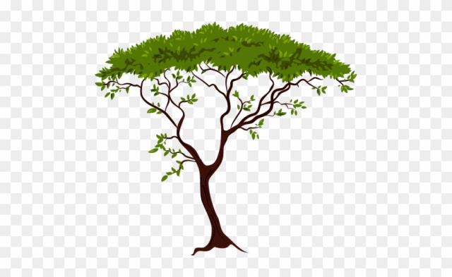 Free: Pin Safari Trees Clip Art - African Tree Silhouette - nohat.cc