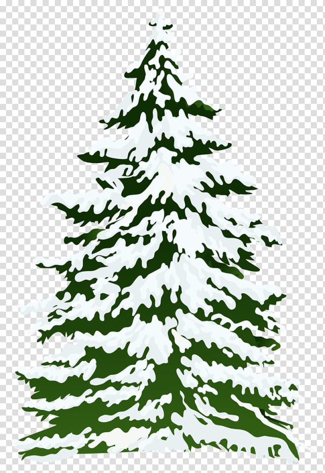 Free: Pine tree covered with snow animated illustration, Pine Snow Tree ...