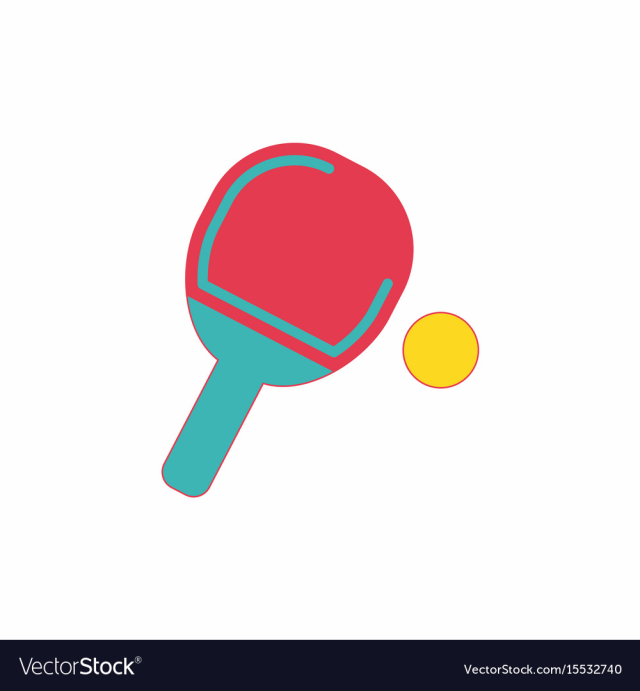Free: Ping pong racket vector image - nohat.cc