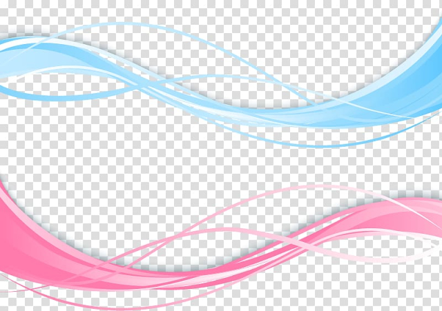 Blue Curly Line Clip Art