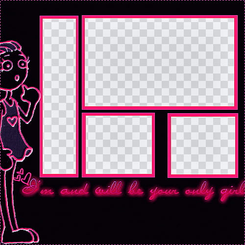 Free: , pink collage frames transparent background PNG clipart - nohat.cc
