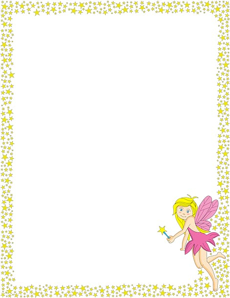 Free: Pink fairy border frame graphics, Tooth fairy Border , Dental ...