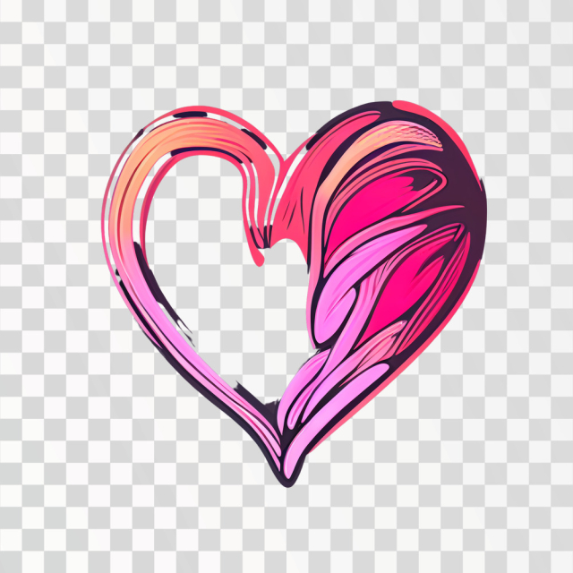 Free: Pink Heart PNG, transparent backgroud - nohat.cc