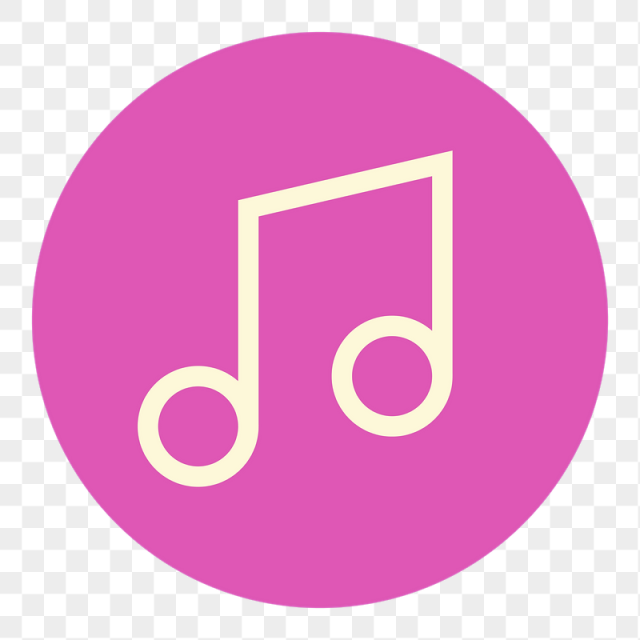Free: Pink music icon png sticker, | Free PNG - rawpixel - nohat.cc