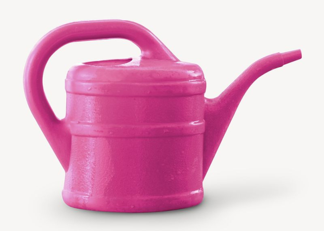 Free: Pink watering can collage element | Free PSD - rawpixel - nohat.cc