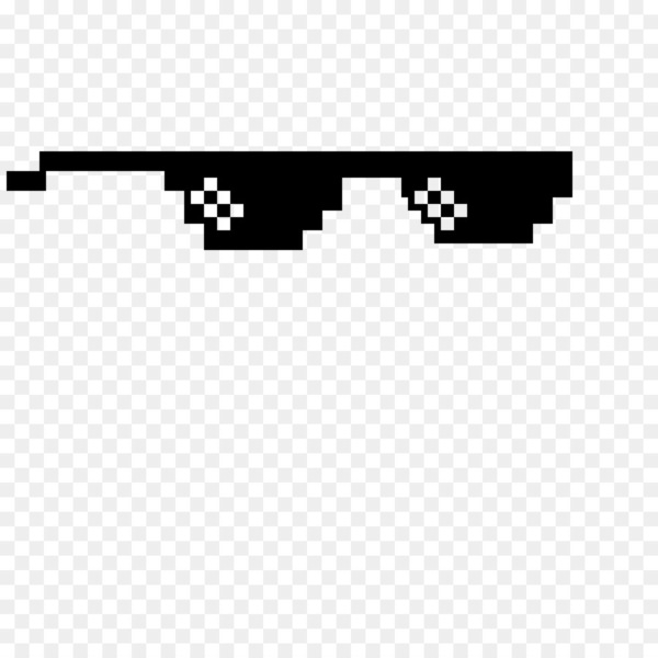 Free: Pixel art - Thug Life - nohat.cc