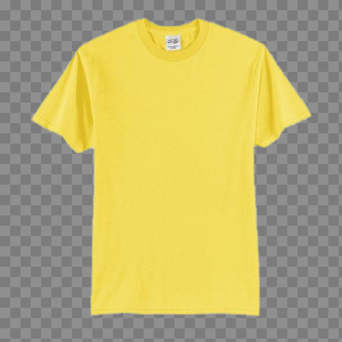 Free: Plain Yellow T-Shirt PNG Download Image - nohat.cc