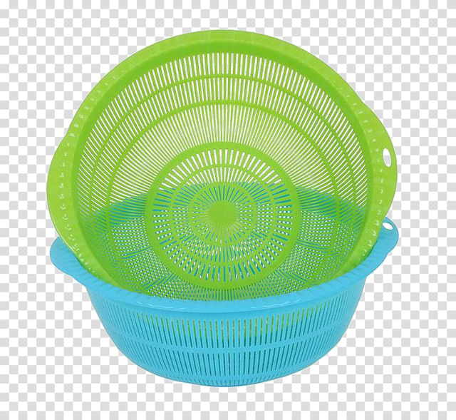 Free: Plastic Basket Vegetable, Two plastic vegetable baskets ...