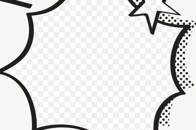 Free: PNG comic explosion effect frame sticker,… | Free stock ...