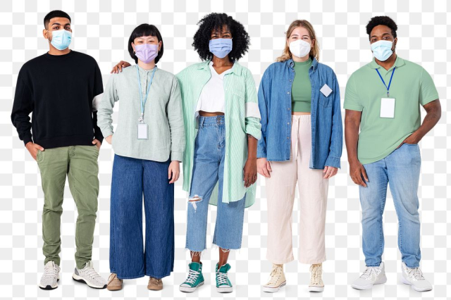 Free: Png Diverse volunteers smiling mockup… | Free stock illustration ...