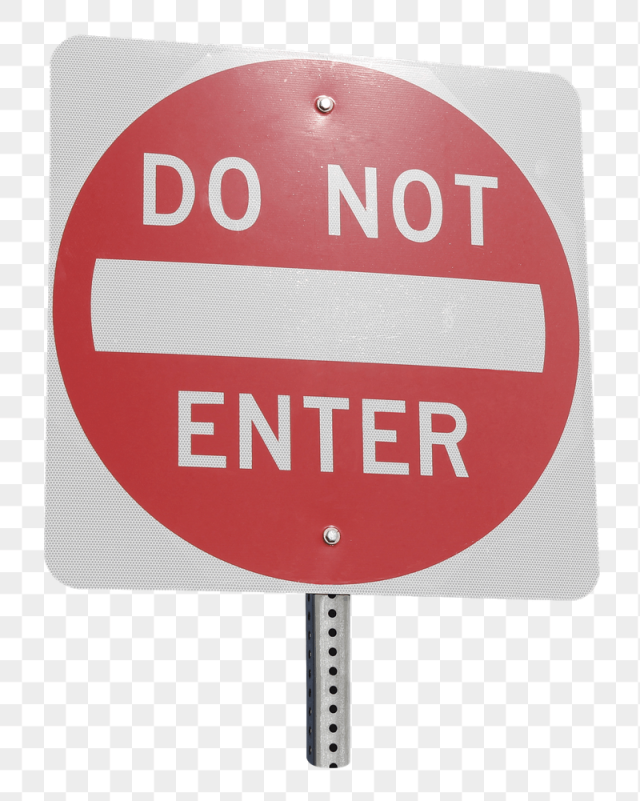 Free: Png do not enter sign | Free PNG - rawpixel - nohat.cc
