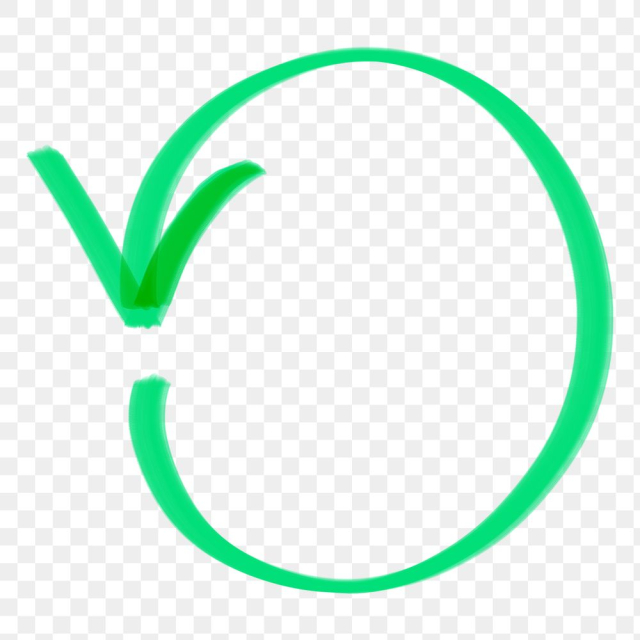 Free: Png doodle highlight counterclockwise arrow… | Free stock ...